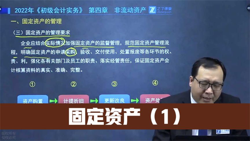 2022初级会计实务精讲:第四章第三节 固定资产(1)