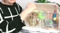 既能收纳控水 又能紫外线杀菌的奶瓶收纳箱