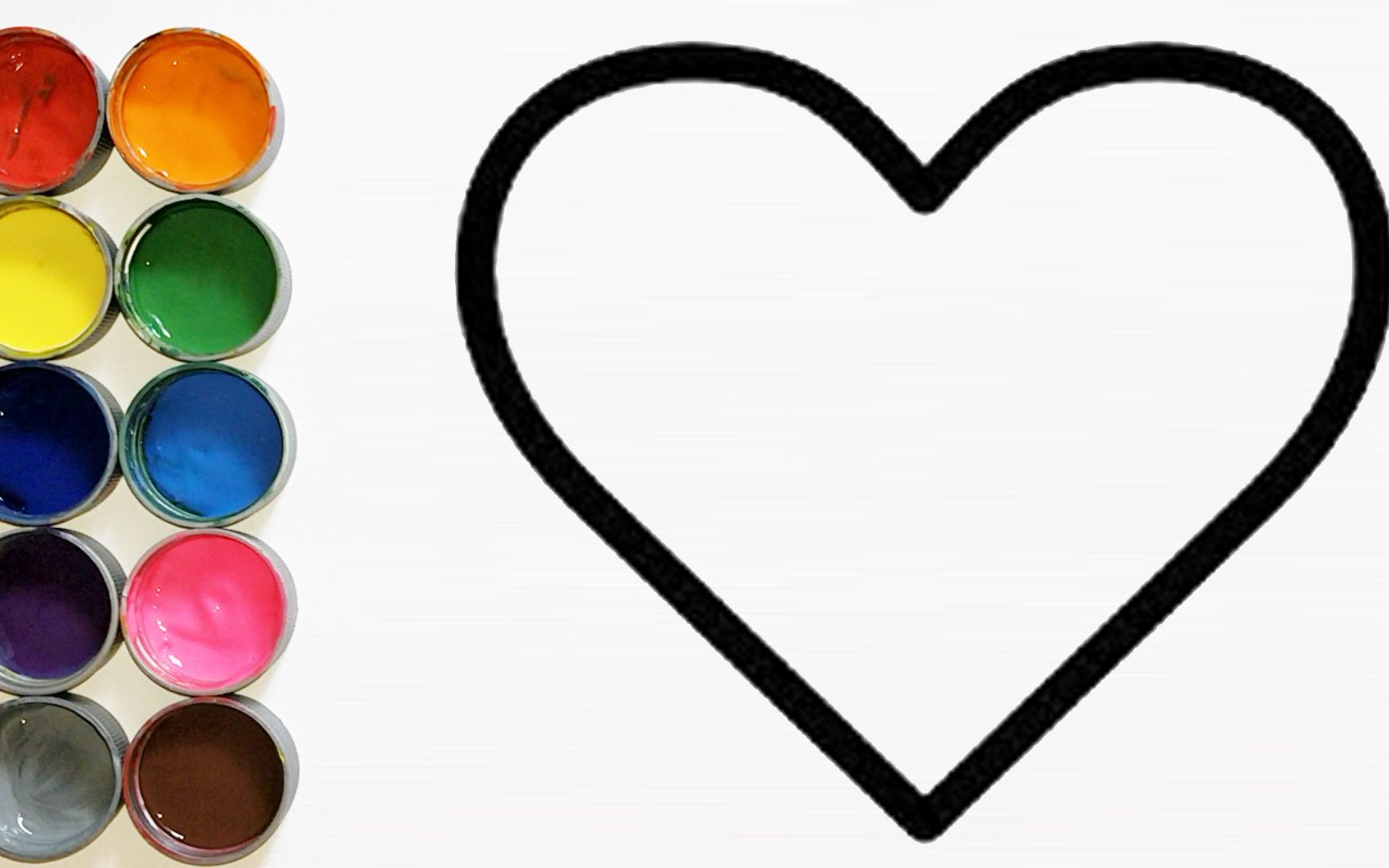 刘坚强儿童学《儿童简笔画(第4辑)》1-2 彩虹心