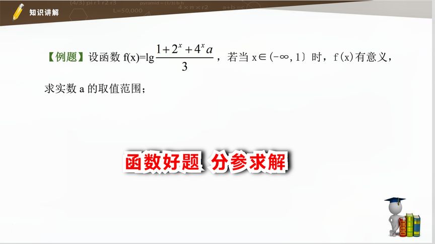 高中数学函数例题,一个对数函数综合考题,期末复习必会题型