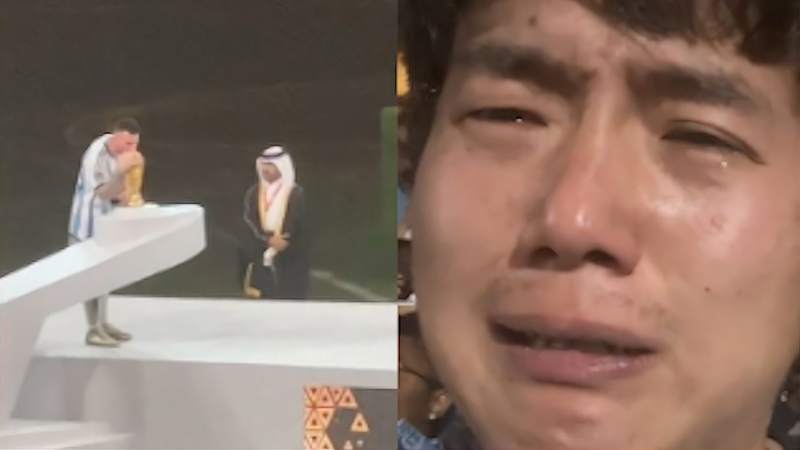中国一球迷花16万买世界杯决赛门票,看到偶像梅西圆梦:这票值了