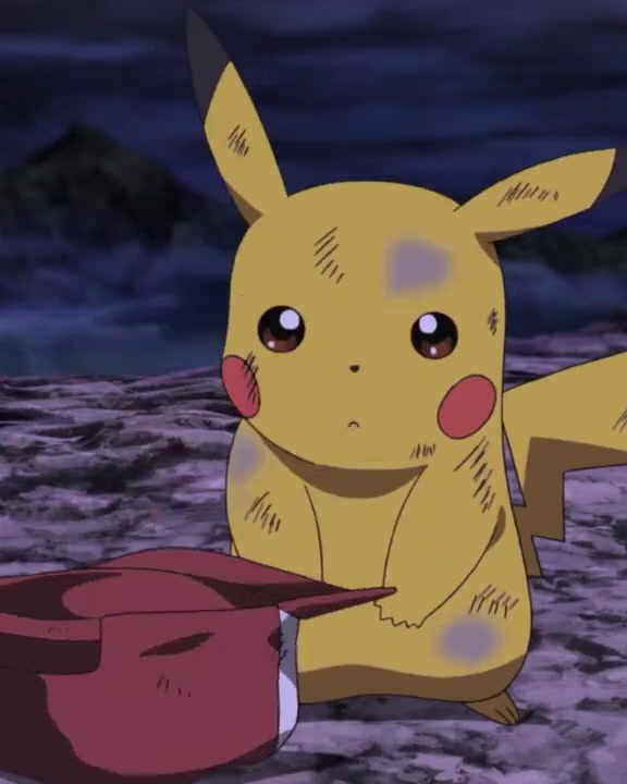 小智拼死把皮卡丘护在胸前,皮卡丘伤心进化,使出亿万伏特!