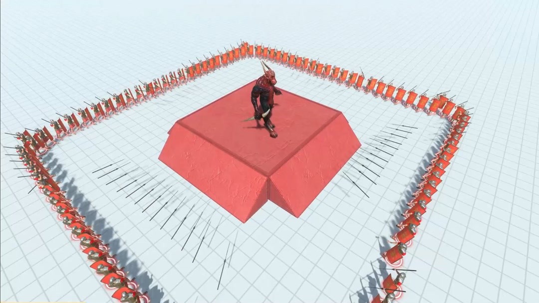 100个斯巴达勇士 VS 所以单位:动物战争模拟器