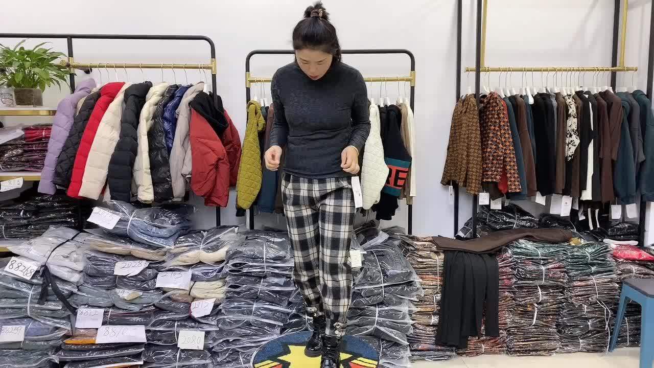 羊绒羊毛格子裤,休闲减龄,100-180无压力