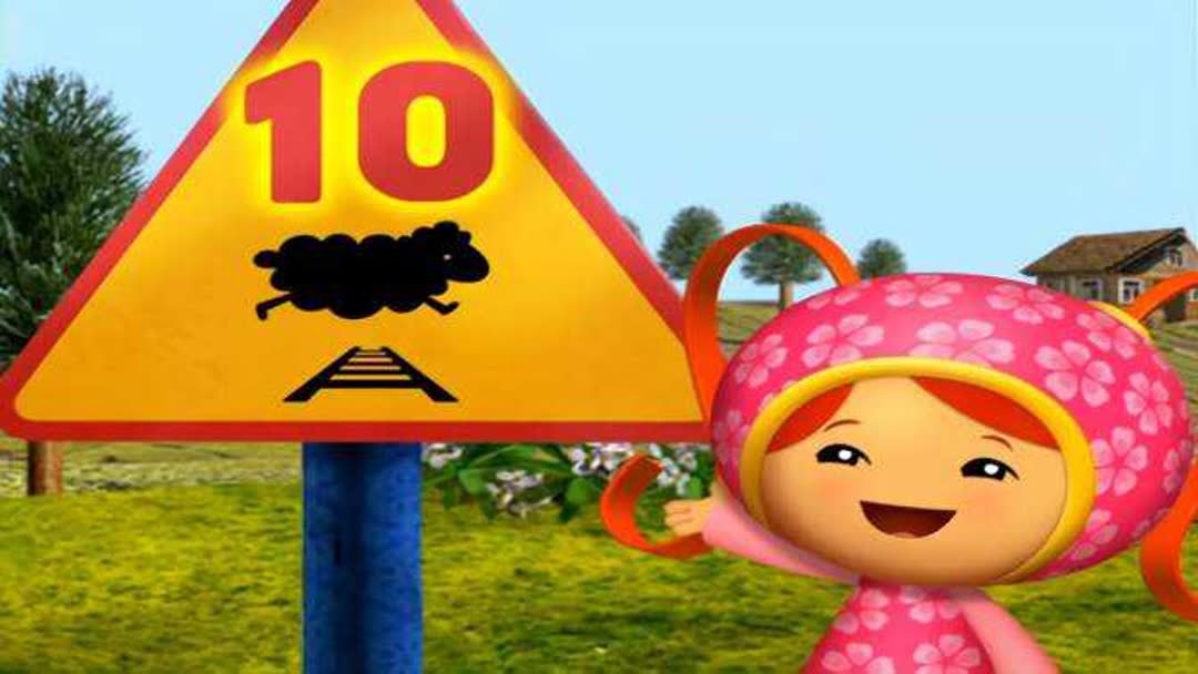 呜咪123:大家乘坐紫色火车,向西部山顶出发,寻找门票