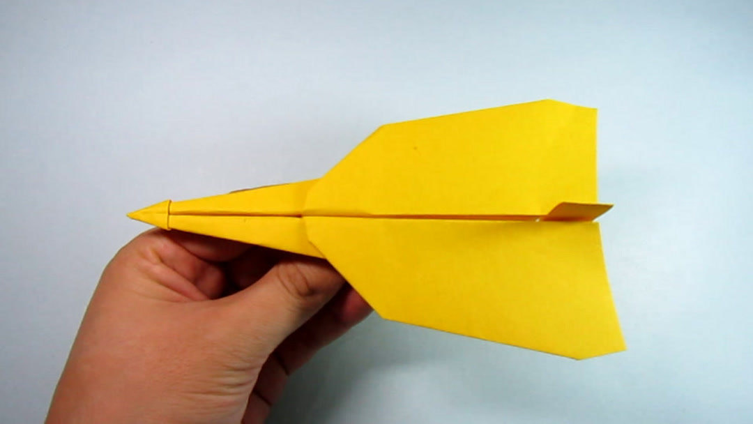 手工折纸飞机,步骤详细易懂,3分钟为孩子制作一架简单的纸飞机