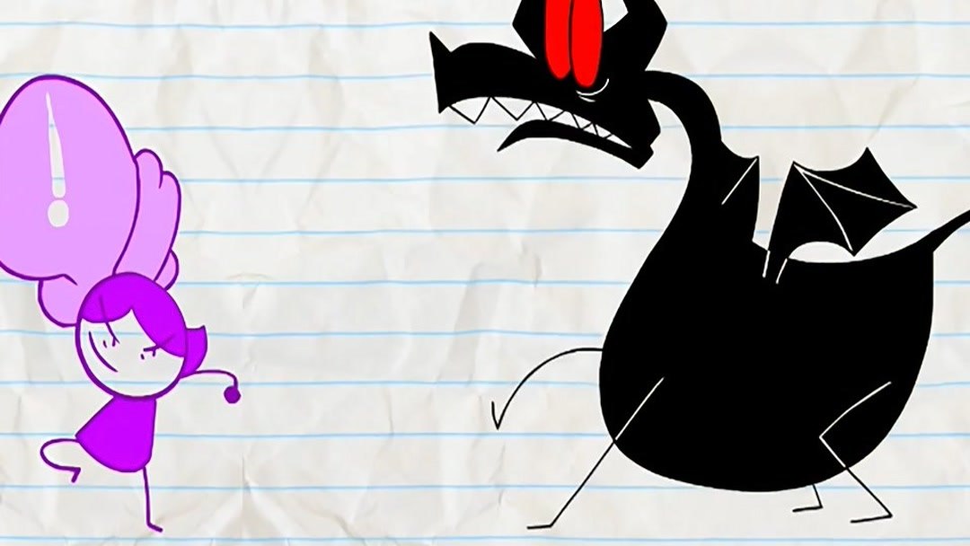 铅笔搞笑动画:勇敢的小美,成功打败小黑人