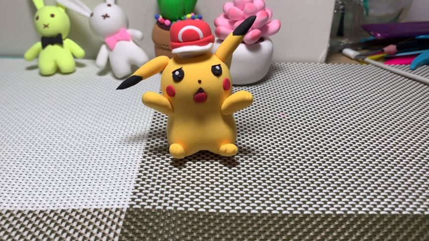 超轻粘土手工:谁都能拥有一支皮卡丘,只要你会捏