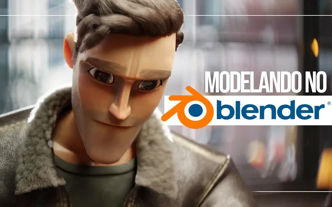 iBlender中文版插件 如何在 3D Blender中为角色建模(用于游戏和动画) ...