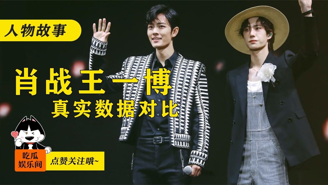 肖战王一博真实数据对比,原来二者相差这么大
