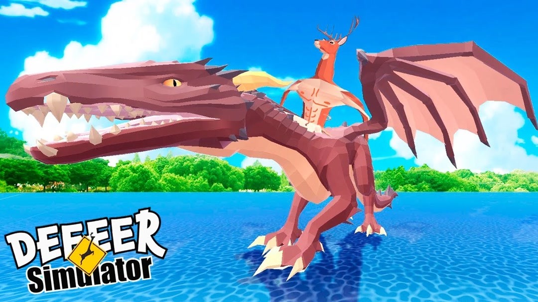 鹿模拟器:我骑着喷火龙秒杀了树袋熊巨鲲BOSS!无敌,真寂寞!