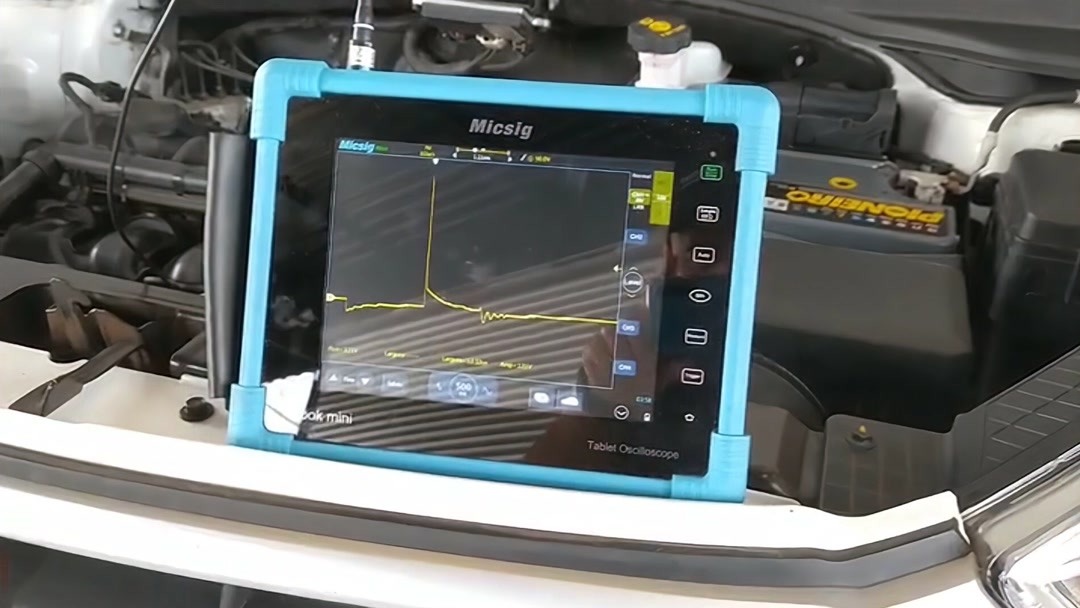 Micsig汽车专用示波器初级点火电压信号