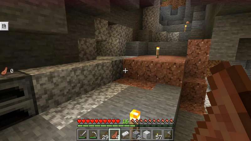 我的世界:这么大的矿洞怎么找不到资源呢 难道被别人拿走了吗