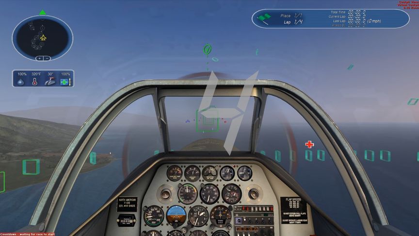 《FSX》野马固定翼钻圈规则讲解【全国青少年模拟飞行锦标赛】