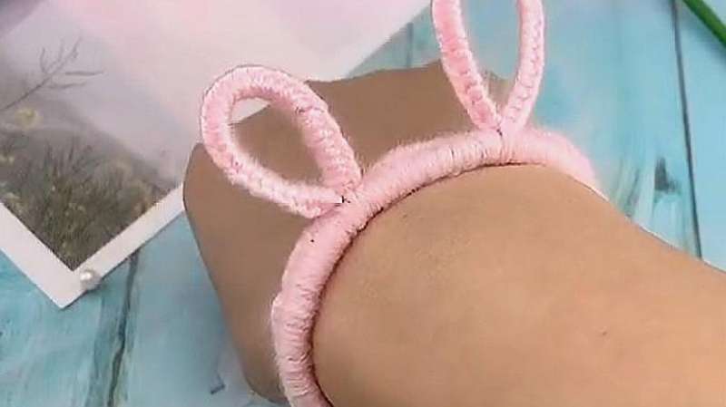 口罩戒指已经过时了,看我做个口罩手环,孩子戴手上就不摘了!