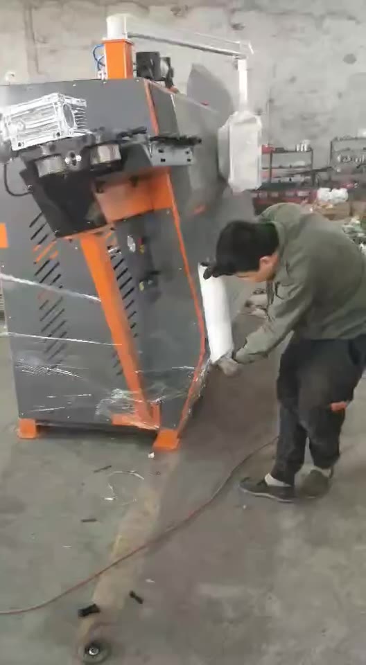 【全自动数控钢筋弯箍一体机】特制颜色霸王五号包装准备发货啦!