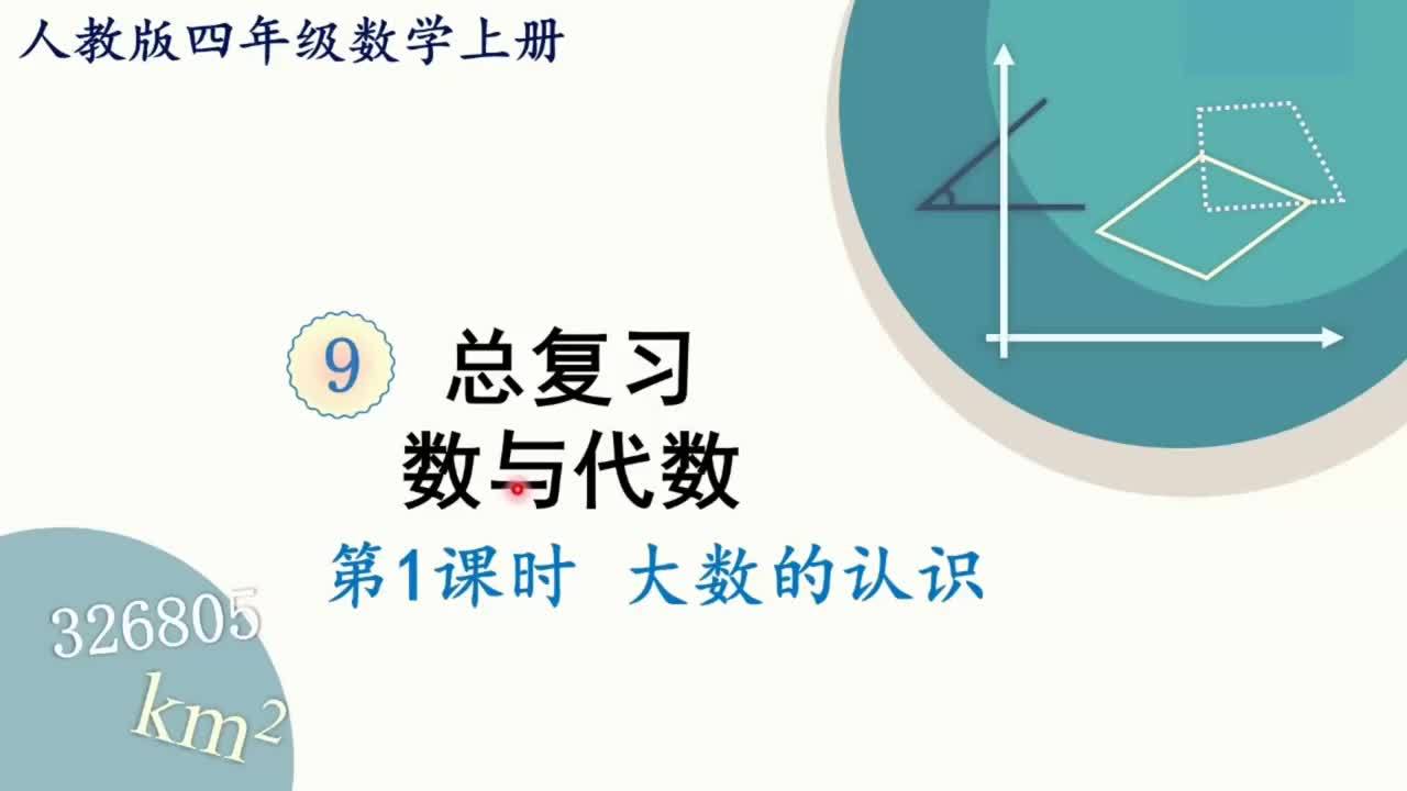 人教版数学四上 第九单元 1.大数的认识 #每天学习一点点