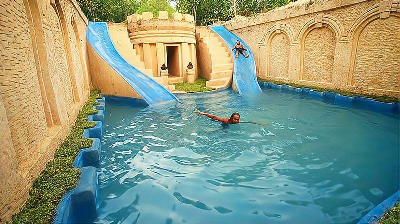 兄弟二人自己设计规划,在山中建造奢华豪宅,完工后实在太震撼了