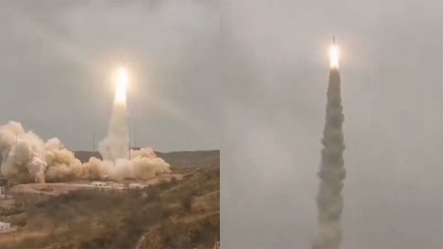 点火!升空!我国成功发射长征六号改运载火箭 看超燃现场