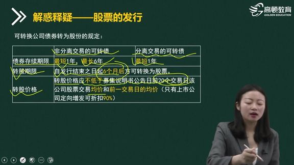 《经济法》基础知识考点解惑答疑:可转换公司债券转为股份