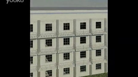 框架结构Revit渲染效果