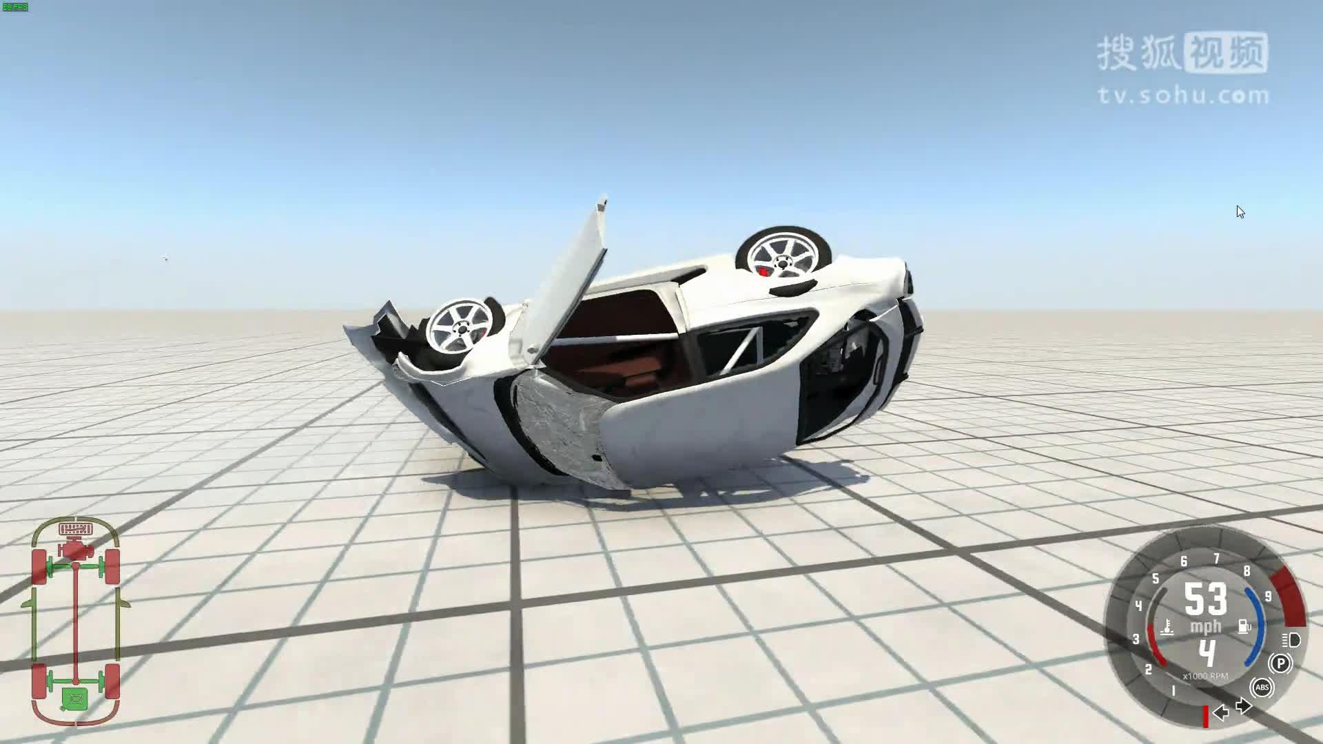 【小煜】BeamNG 这是我玩过的最丧心病狂的毁车道具 车损游戏 物理...