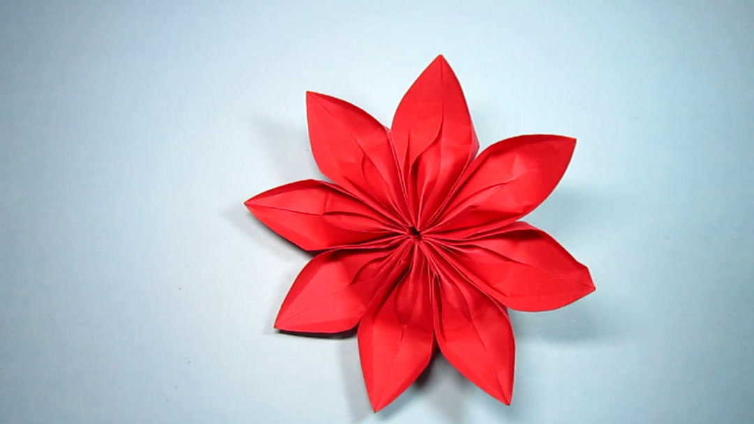 折纸大全简单又漂亮花,3分钟学会花朵的折法