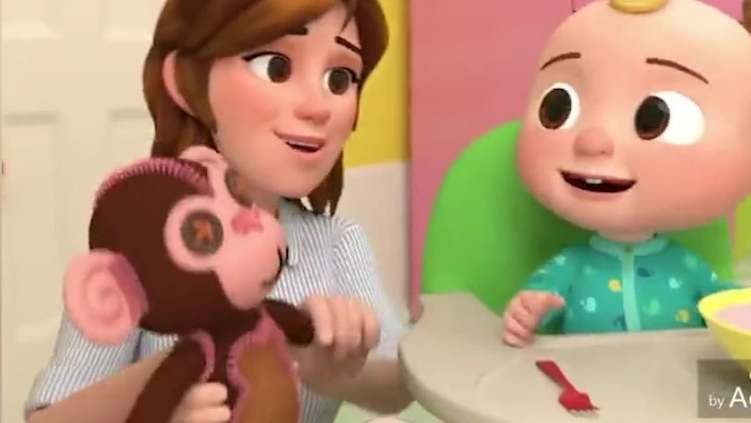 宝宝早教动画:小宝宝吃饭香香,还有布娃娃可以玩