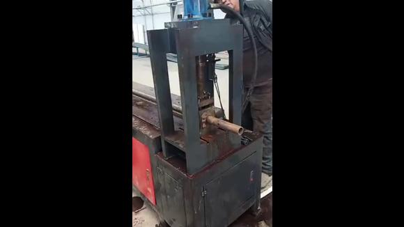 超前小导管尖头机 钢管冲眼机 注浆小导管缩尖机