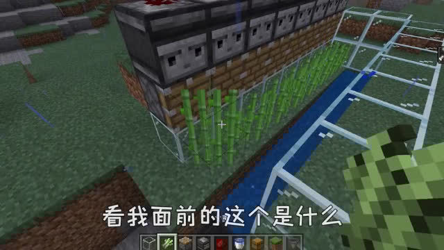 我的世界教学:庄稼太多怎么办,大吉教你制作全自动甘蔗机!