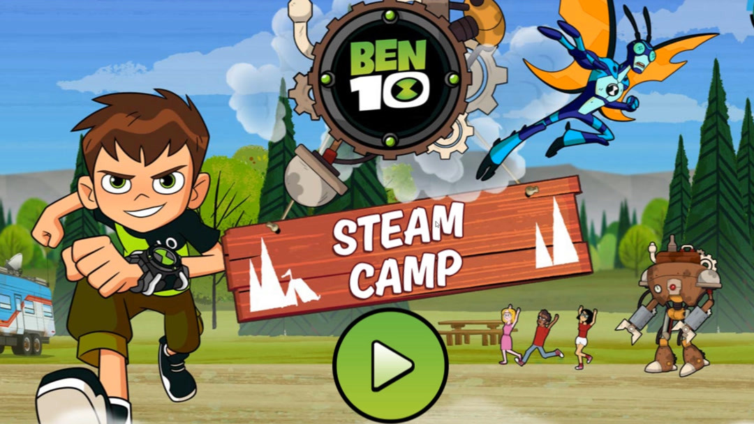 ben10少年骇客模拟器!小班变身外星英雄阻止邪恶机器人 面面解说