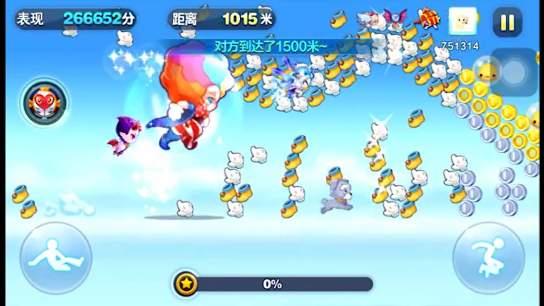 天天酷跑猫小魅月亮唱歌游戏