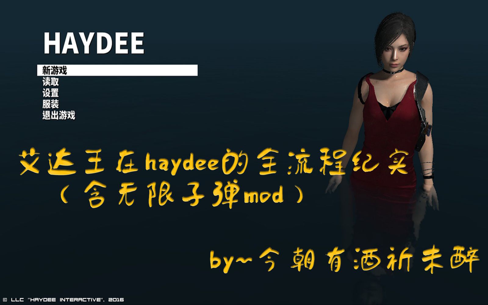 【Haydee】艾达王在haydee的全流程纪实(无限子弹) by~今朝有酒祈未醉
