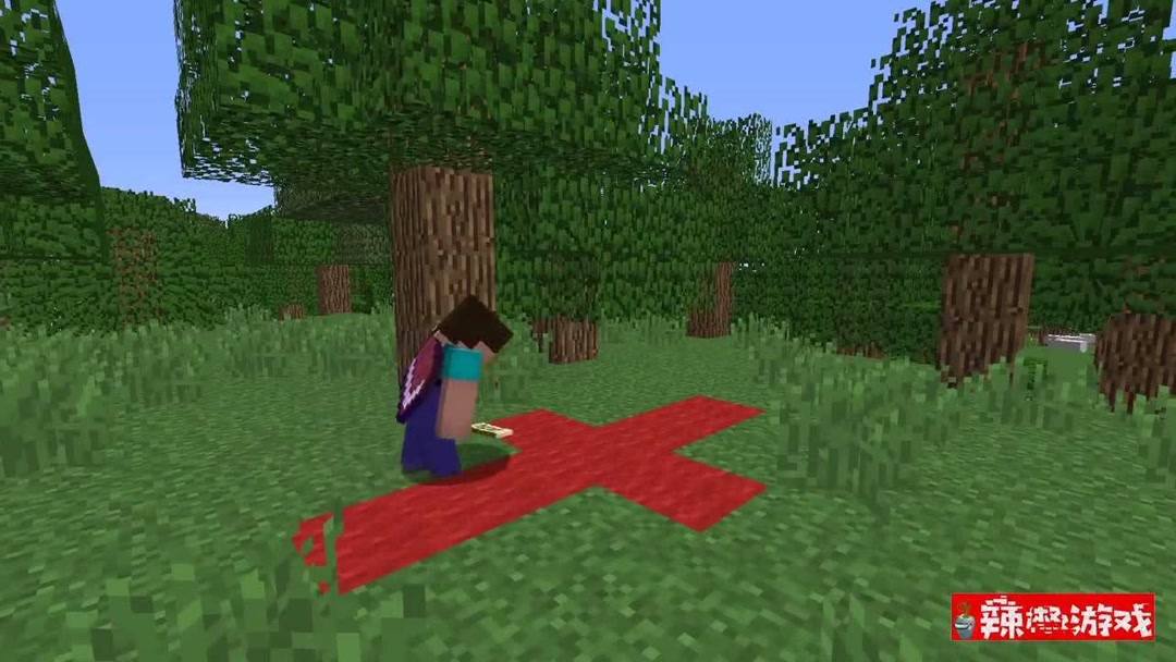 我的世界-地面上的十字架