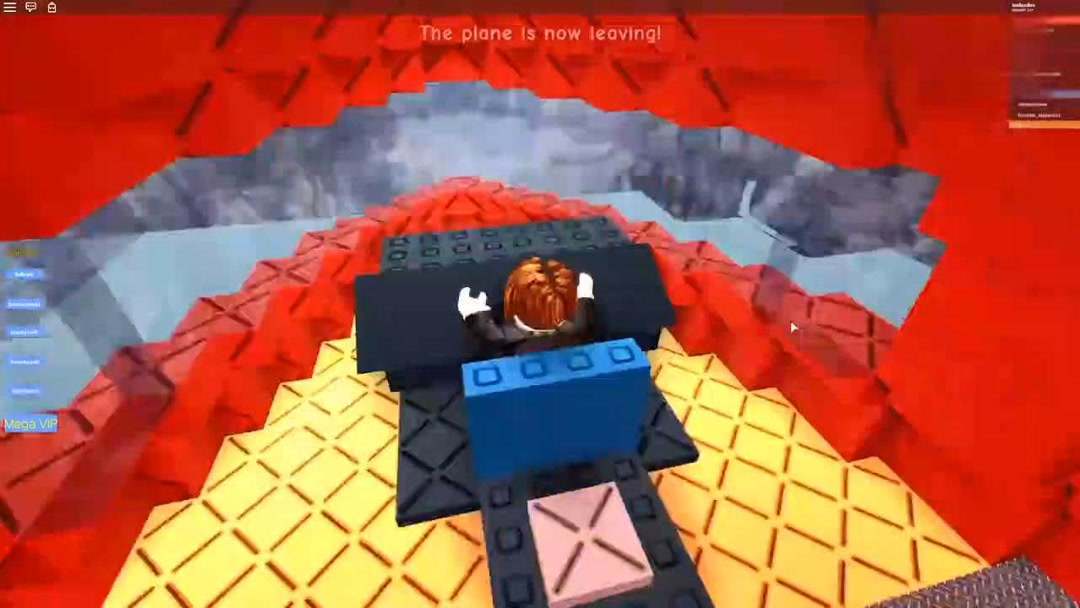 Roblox飞机模拟器 坠机到小岛上 坐上火箭飞向天空