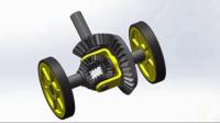 汽车差速器原理演示