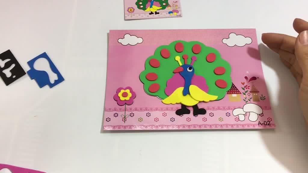 哆啦A梦玩3D益智卡通贴纸玩具