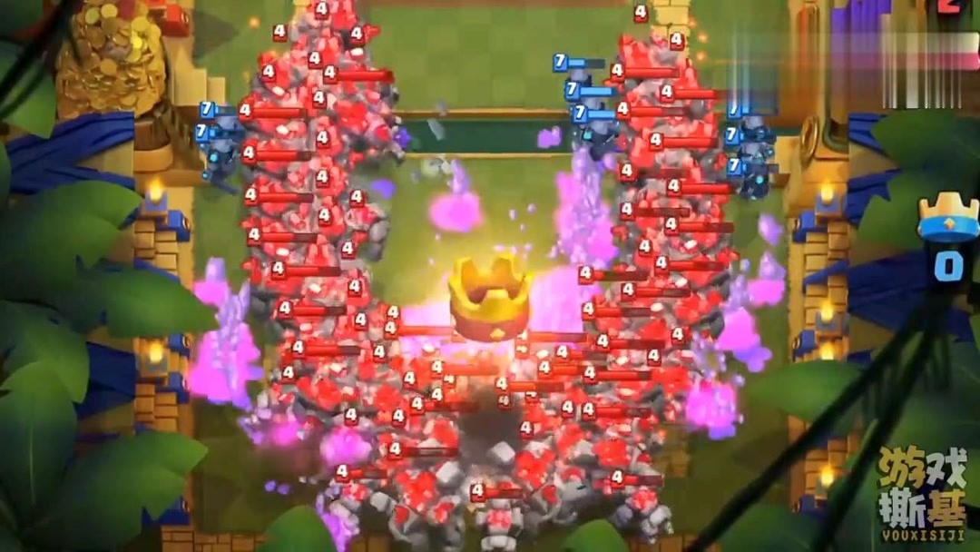 100迷你皮卡VS100黑暗王子!《皇室战争》趣味卡牌测试