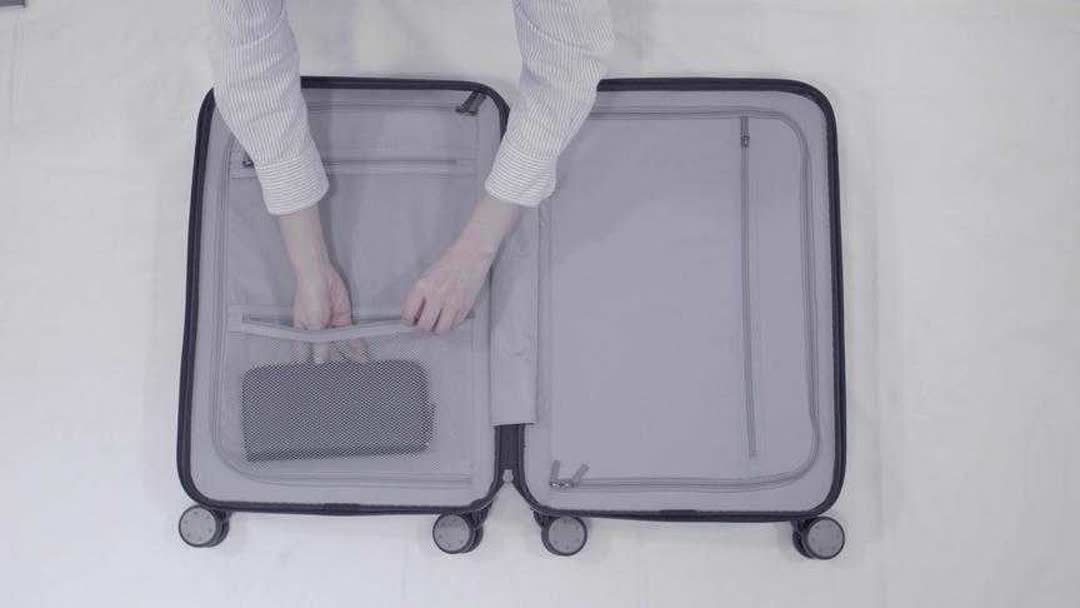 小米90分旅行箱使用小技巧:这样装空间更大!
