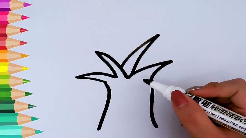 少儿简笔画入门:教你画大树