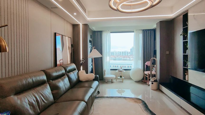 #室内设计 #实景拍摄 #现代轻奢#客户家回访#感受下自家的作品