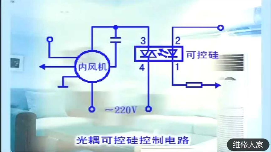 空调内风机电路的工作原理