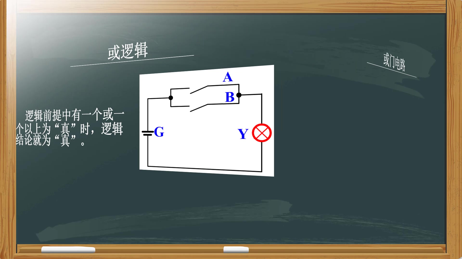 学号数电之三个基本门电路中的或门电路