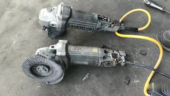 工具哥维修两台威克士角磨机,问题这么严重还值得修理吗