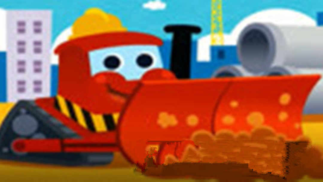 汽车总动员:吊车工程车修建过山车轨道-游戏