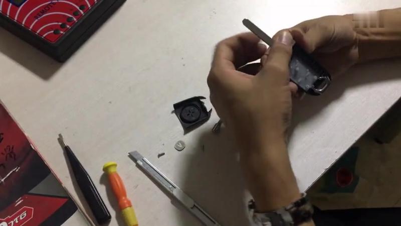 长安逸动钥匙壳安装