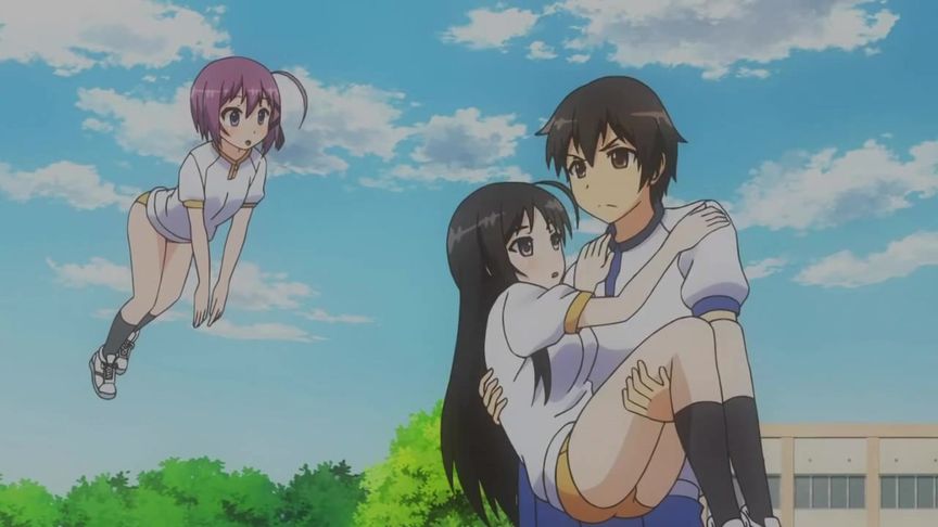 动漫:男主趁着运动会,成功把学姐给收服了!