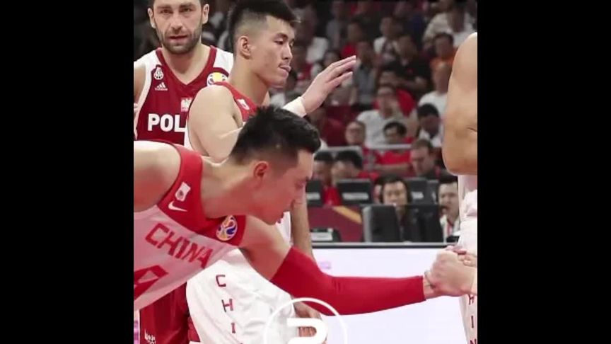 2019年男篮世界杯排位赛,中国vs波兰,上半场(2)#dou来cba