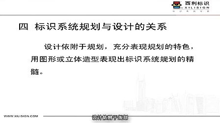 西利标识-规划设计-第9课 标识系统规划设计制作的关系