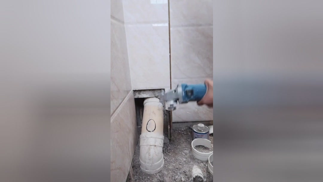 #水电安装教程 这个厨房菜盆排水这样接三通行不,同行交流下还有什么...